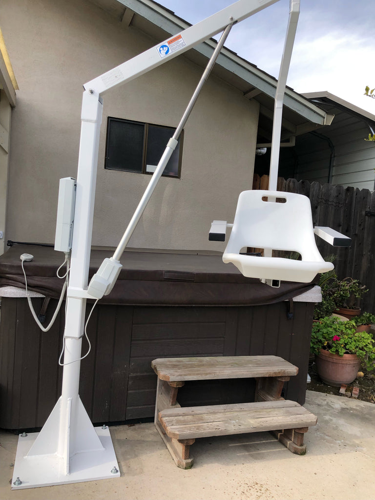 Above Ground Spa - Power lift/Power Rotation - Hard Seat - #100277 ...